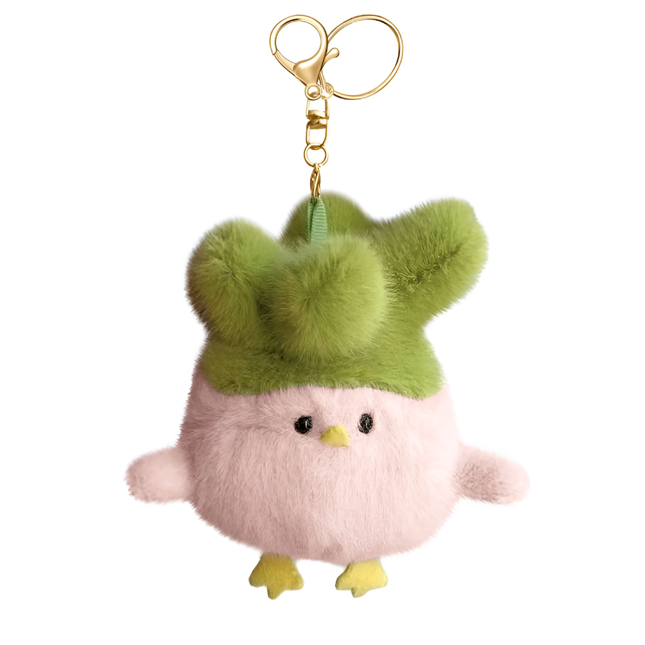 BESTSKY Chicken Keychain Key Chains Women Cute Plush Kawaii Keychain ...