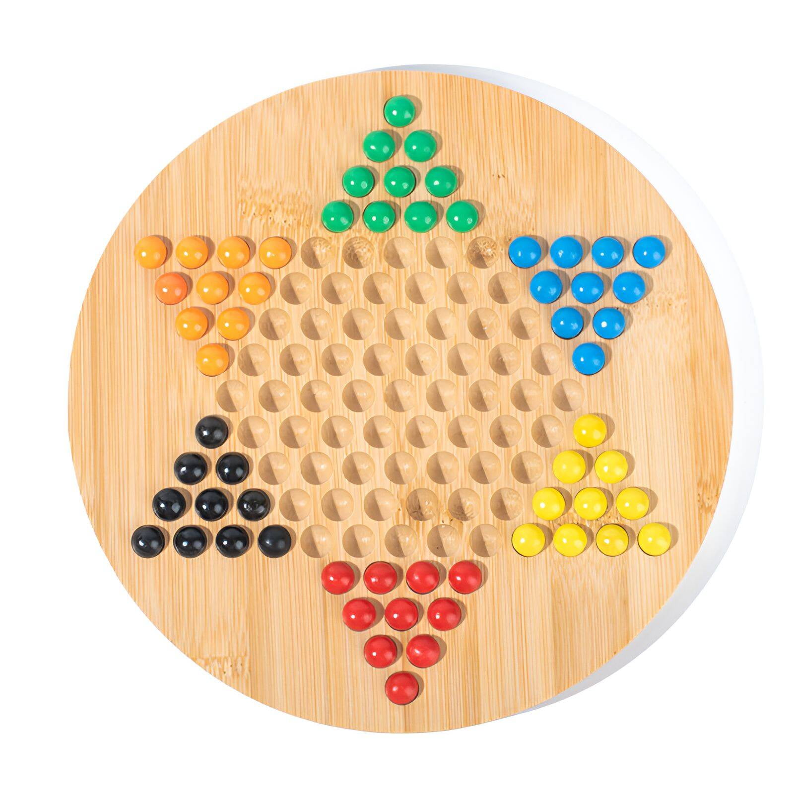 BESTSKY Chinese Checkers,Puzzle Checkers Design Checkers Board Game,Logical Thinking Chinese ...