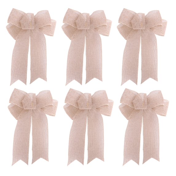 BESTSKY Christmas Decorations 6PCS Christmas Bows Large Xmas Wreath ...