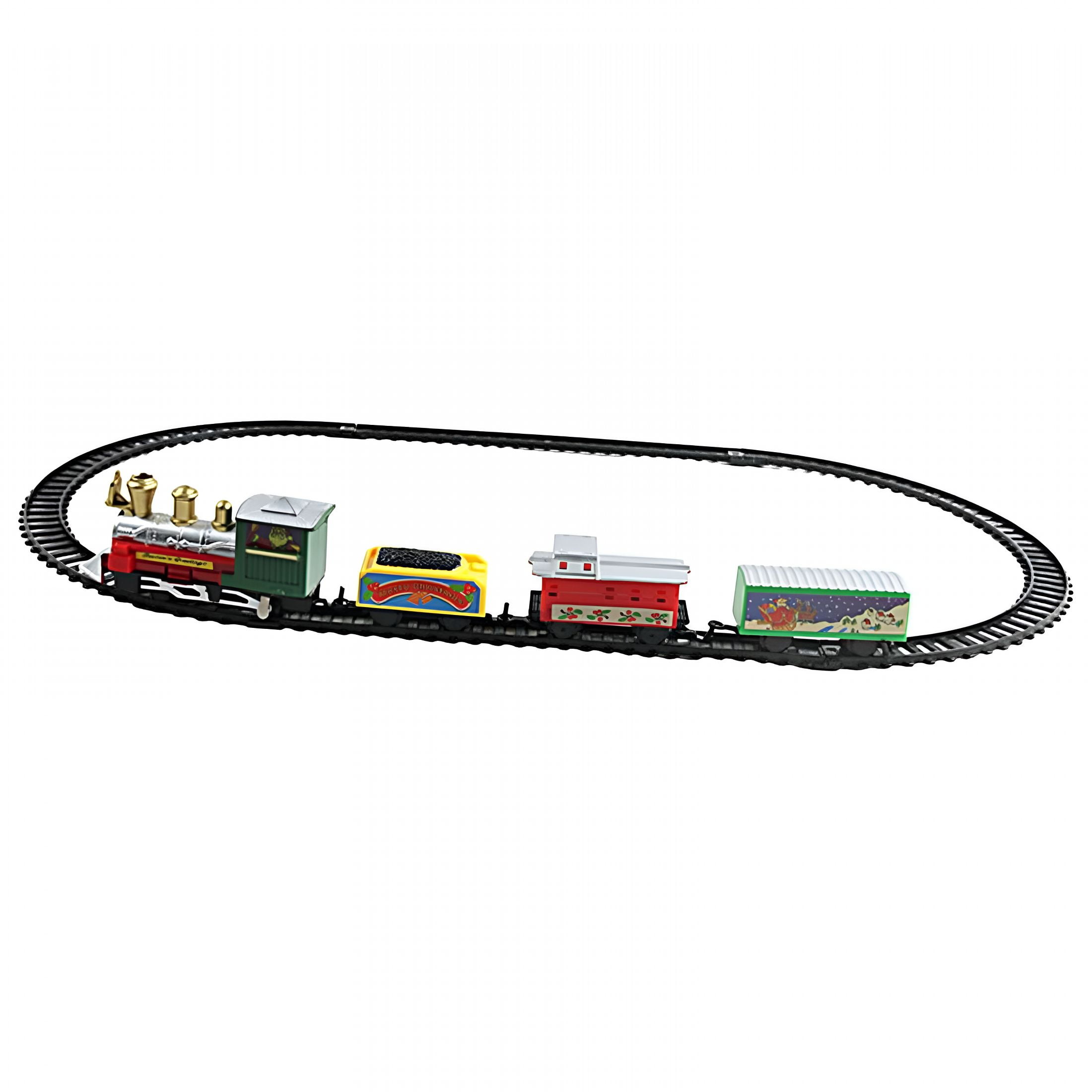 BESTSKY Christmas Electric Train Toy Rail Car Small Trains Track for 4 ...
