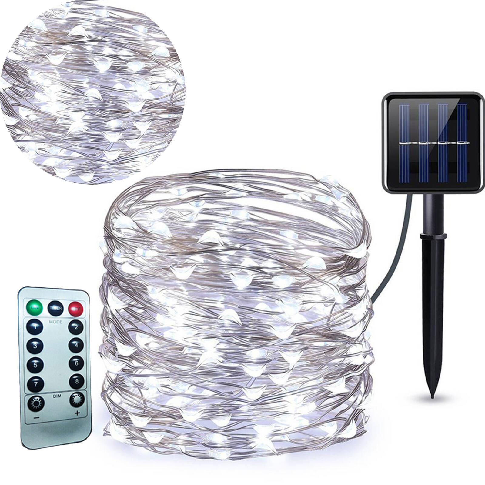 BESTSKY Christmas Lights,7M IP65 Waterproof Design Fairy Lights,Remote ...