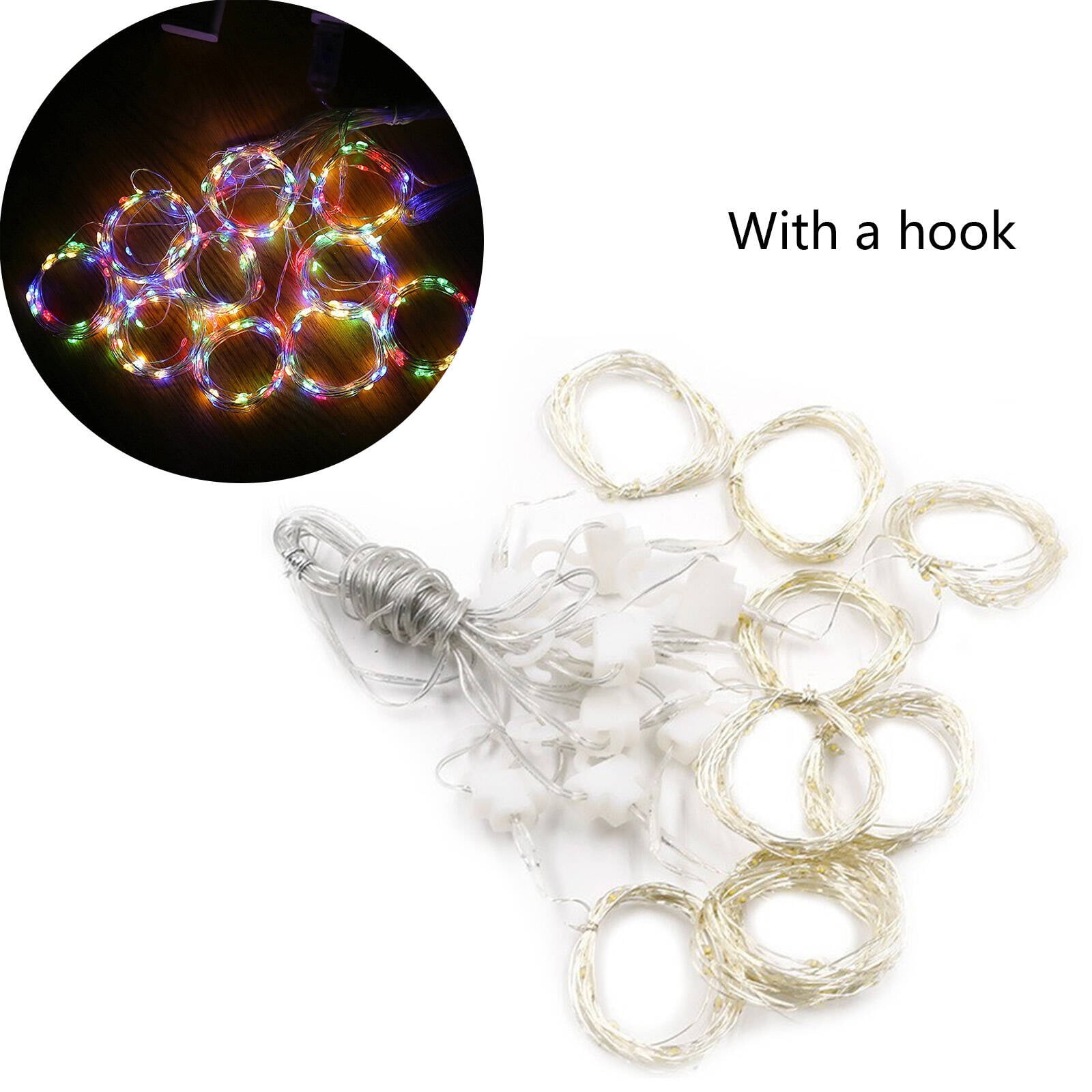 BESTSKY Christmas Lights,Colorful LED Fairy Lights,Flexible Outdoor ...