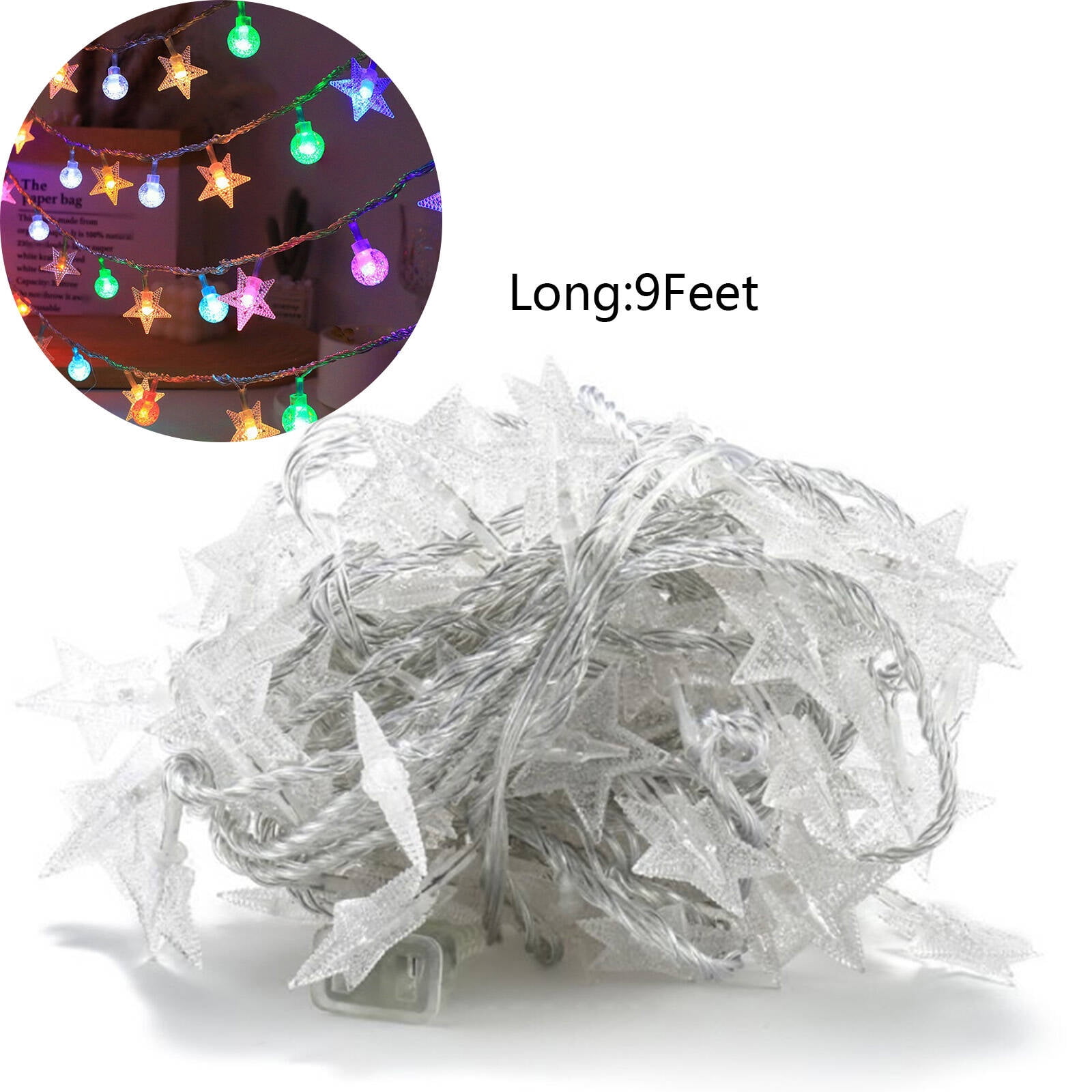 BESTSKY Christmas Lights,Versatile LED Waterproof Fairy Lights,Multiple ...