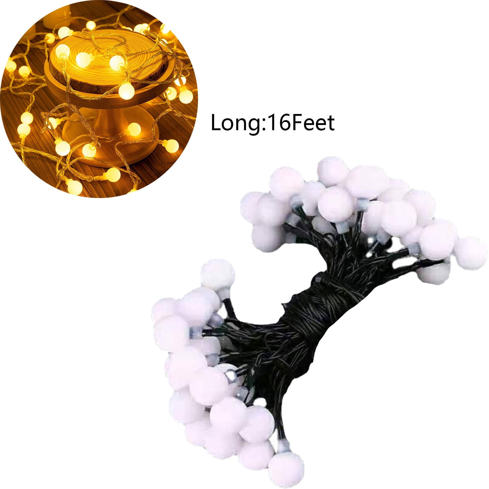 BESTSKY Christmas Lights,Waterproof LED Bulbs Fairy Lights,Solar ...