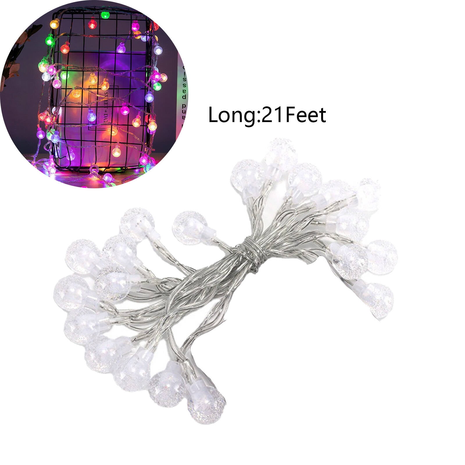 BESTSKY Christmas Lights,Waterproof LED Bulbs Fairy Lights,Solar ...