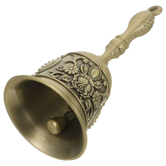BESTSKY Christmas Party Bell Restaurant Hand Bell Metal Hand Shaking ...