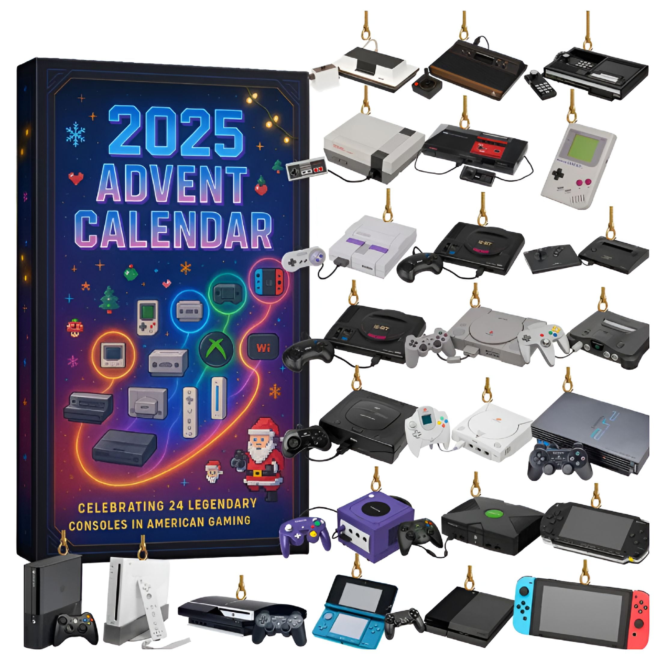 BESTSKY Classic Console Advent Calendar-24 Retro Gaming Surprises ...