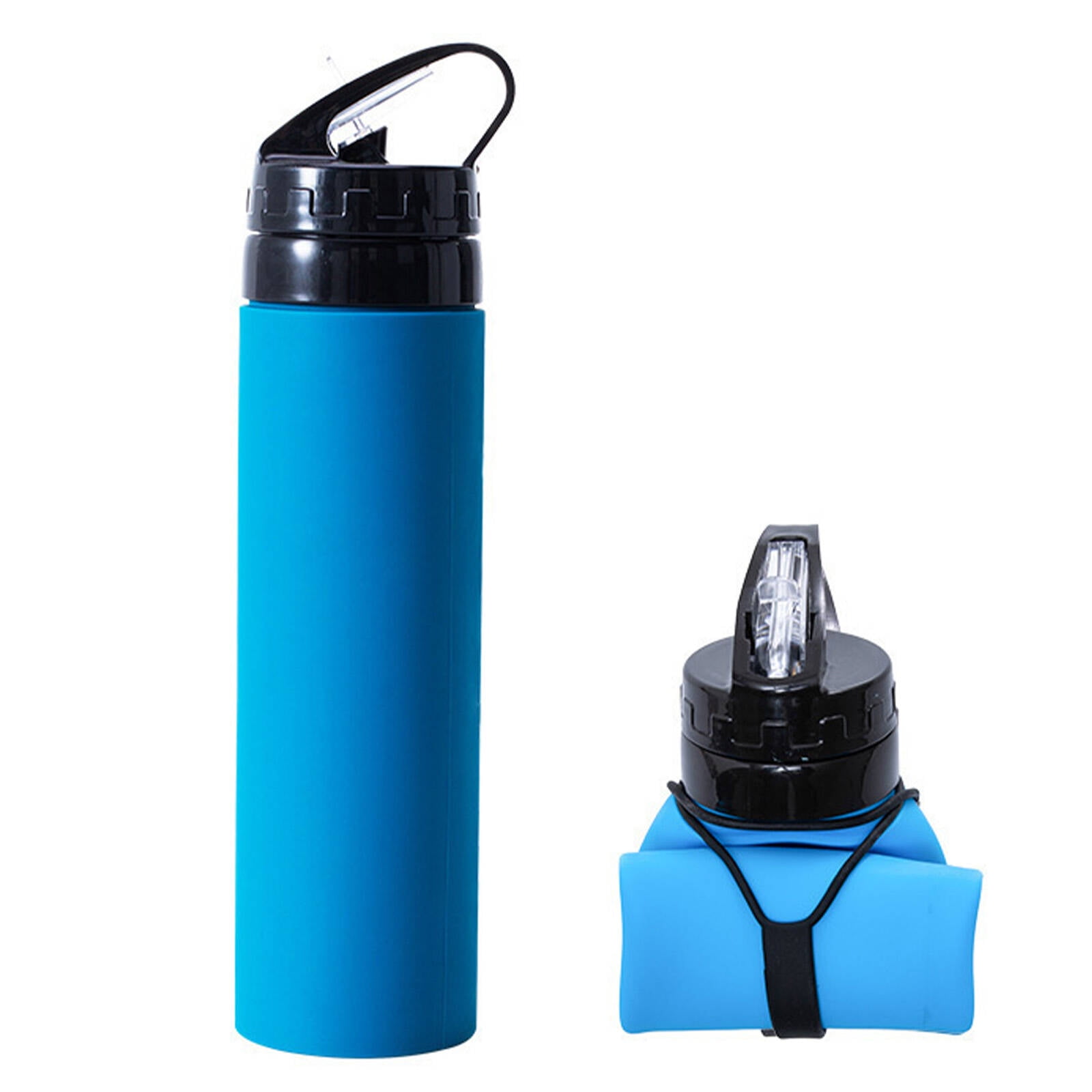 BESTSKY Collapsible Water Bottles,Safe Silicone Travel Water Bottle ...