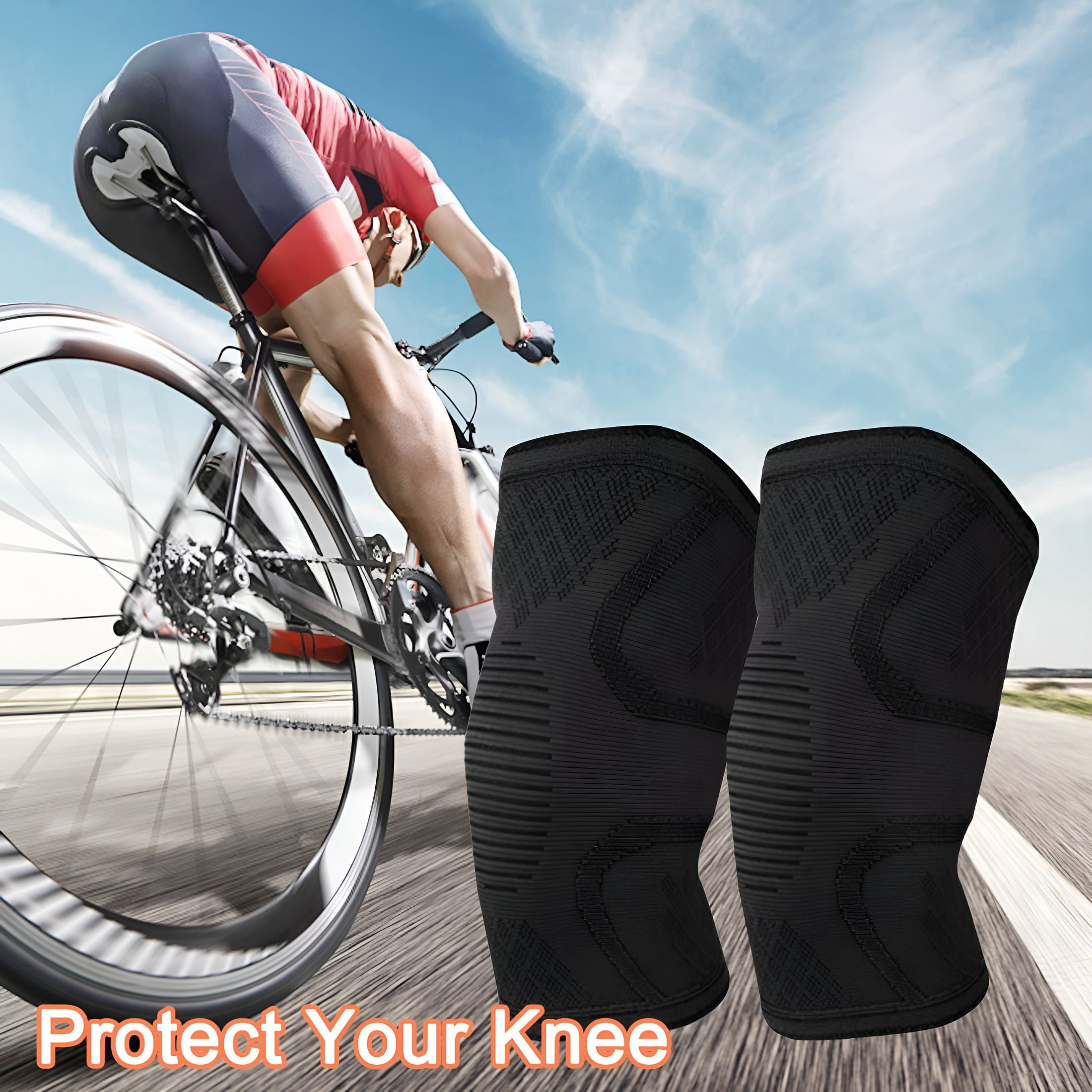 BESTSKY Compression Knee Brace for Women And Men-Knee Brace for Women ...