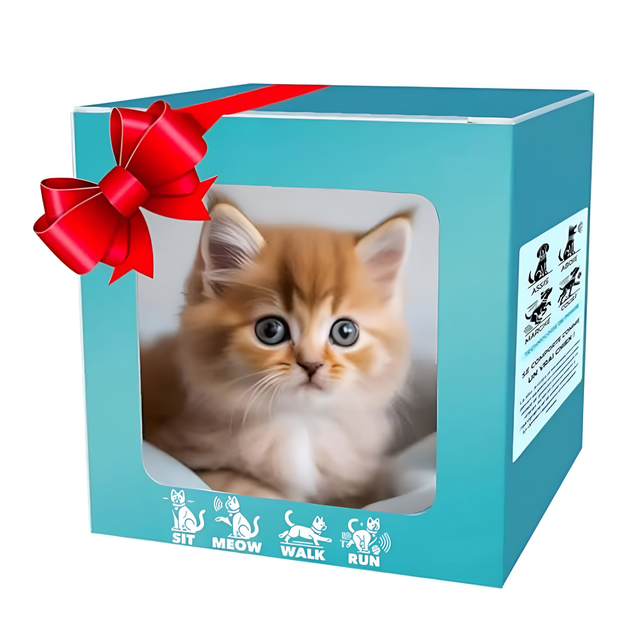 BESTSKY Cuddly Robotic Cats Plush Toy With Automatic Response Barking ...