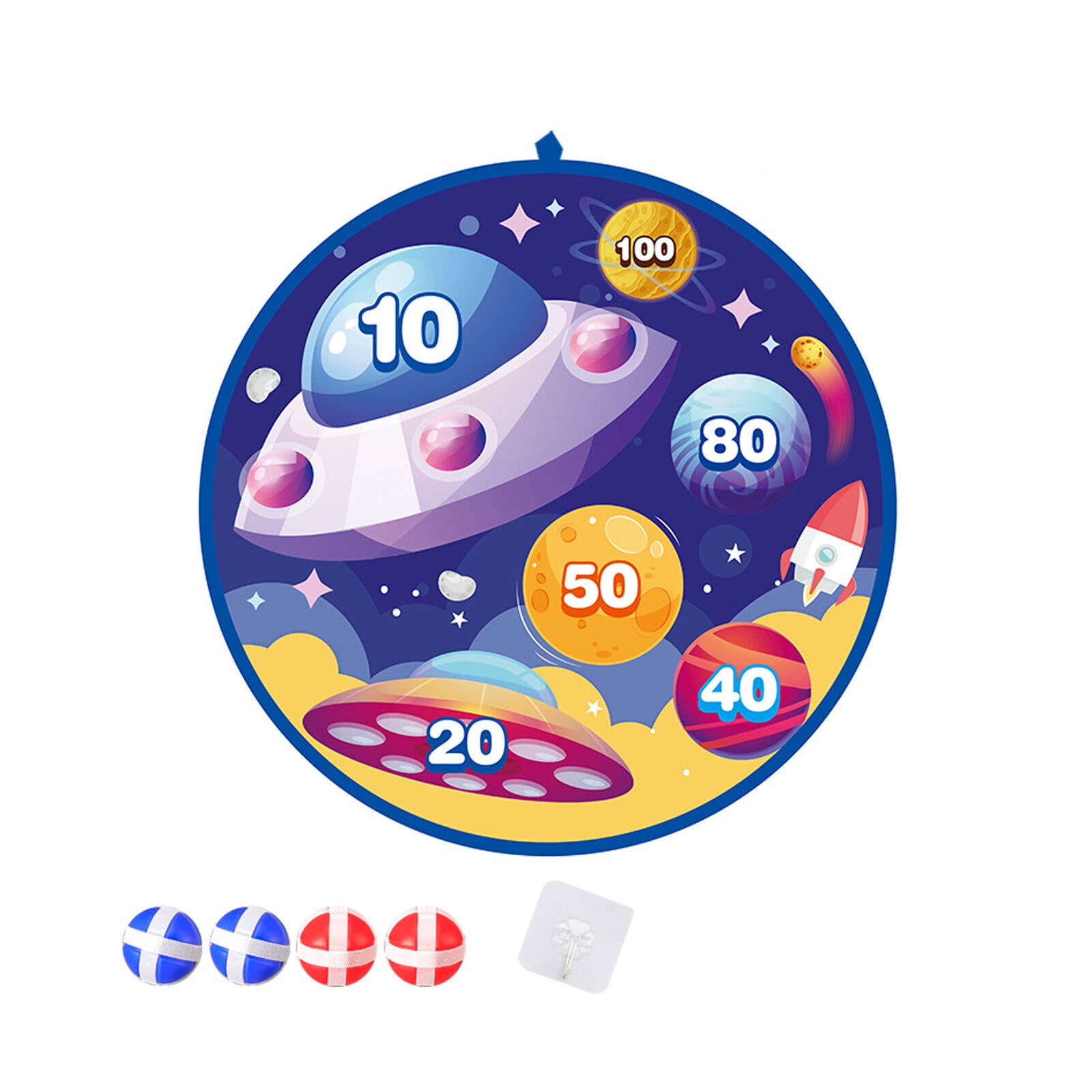 BESTSKY Darts Precision Crafted Dart Board,Clear Segmented Dartboard ...