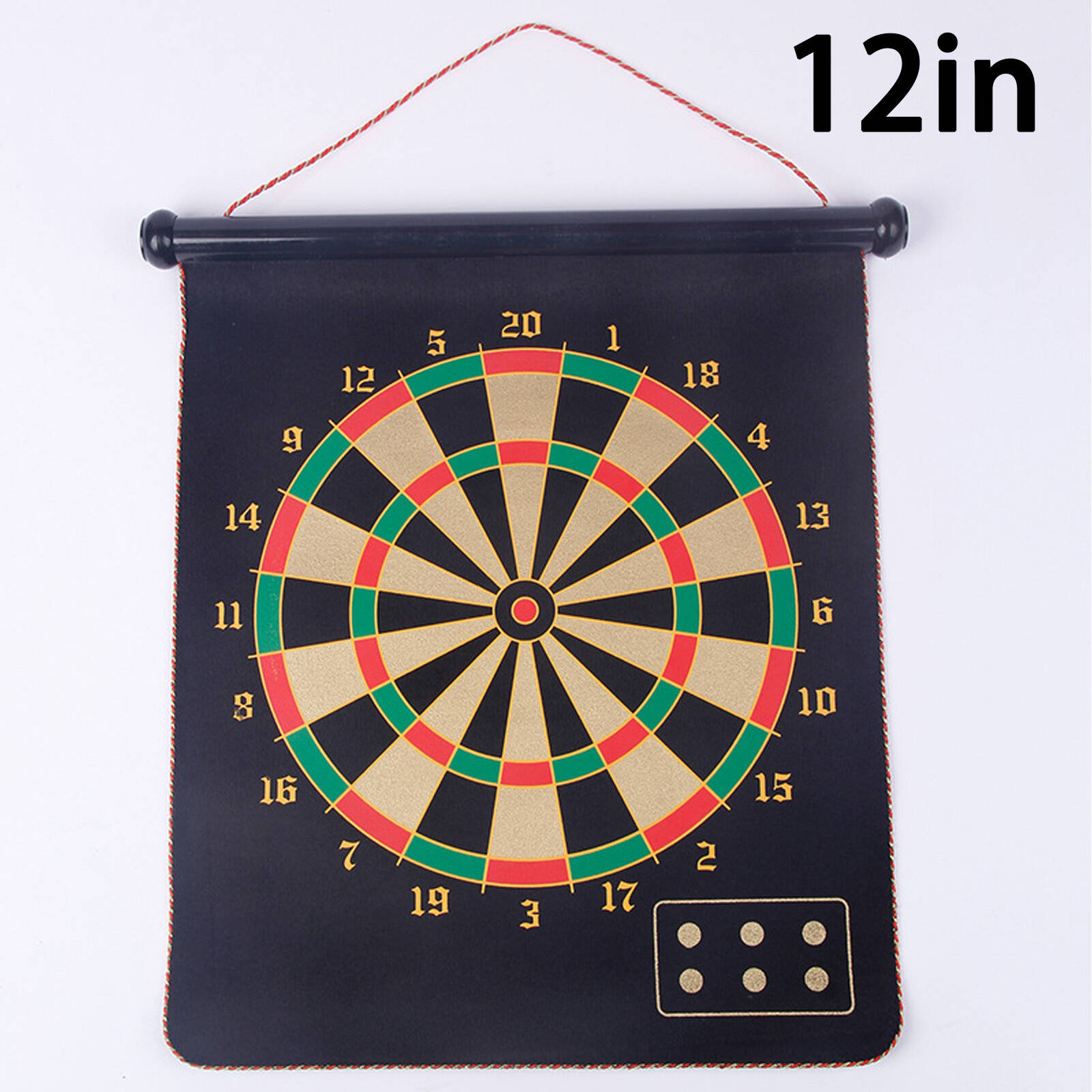 BESTSKY Darts Precision Dart Board with Fine Spiral Stitching,Soft ...
