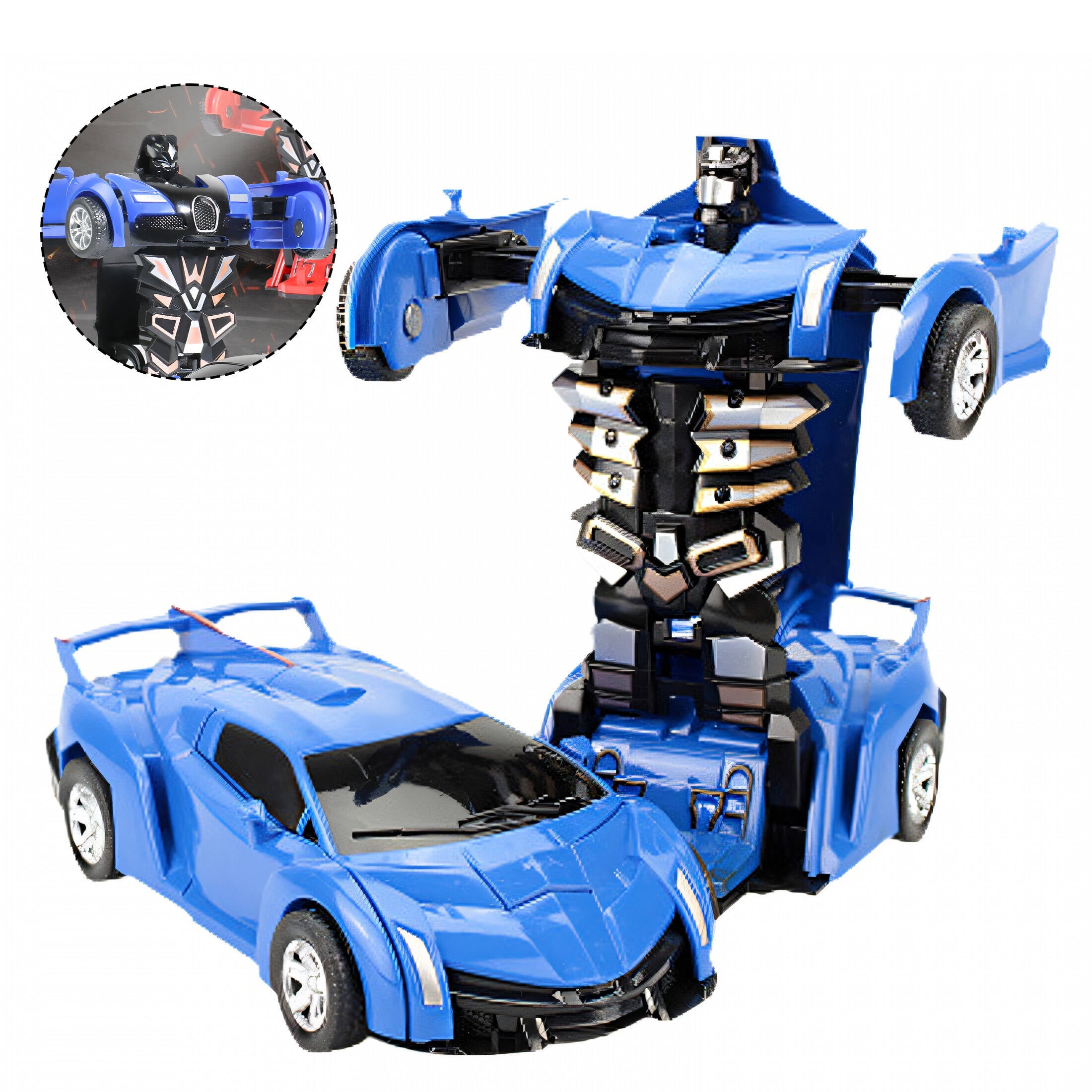 BESTSKY Deformation Robot Toy,Ages 3+ Action Figure,Sturdy Plastic Car ...