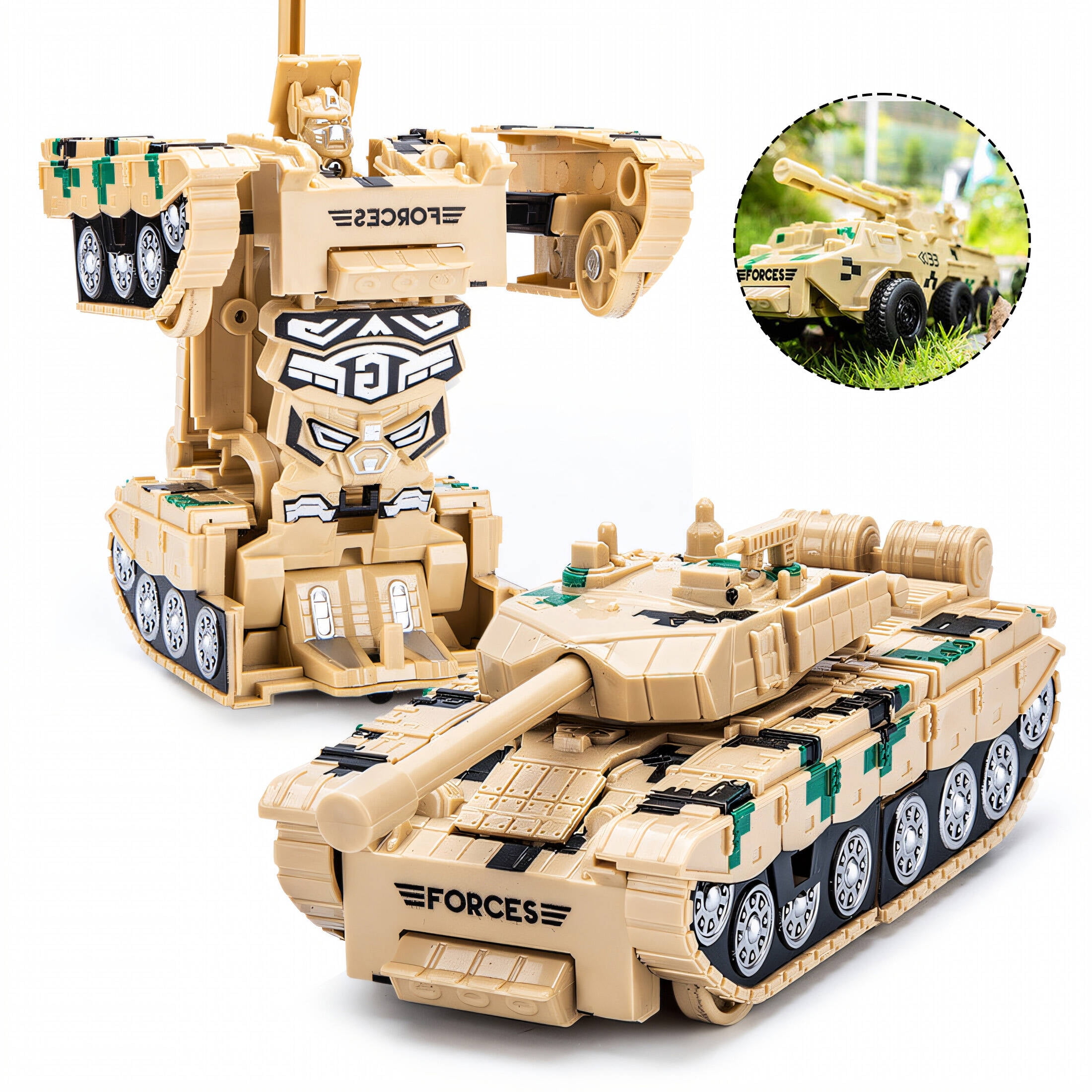 BESTSKY Deformation Robot Toy,Collision Transformation Action Figure ...