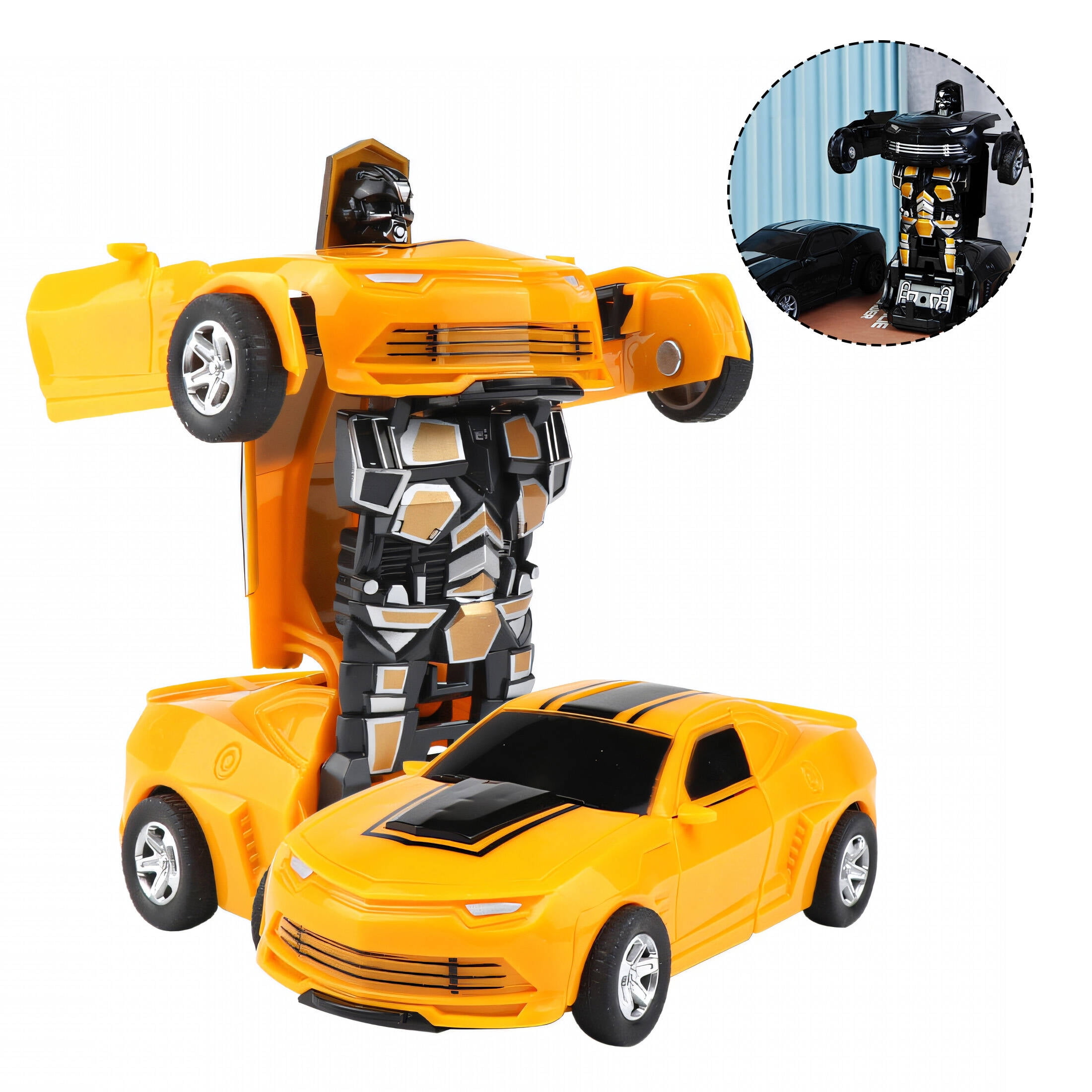 BESTSKY Deformation Robot Toy,Designed Footsteps Action Figure,Inertia ...