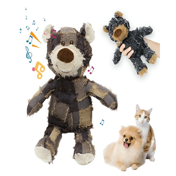 BESTSKY Dog Companion for Heavy Chewers - Robust Bear Dog Toy ...