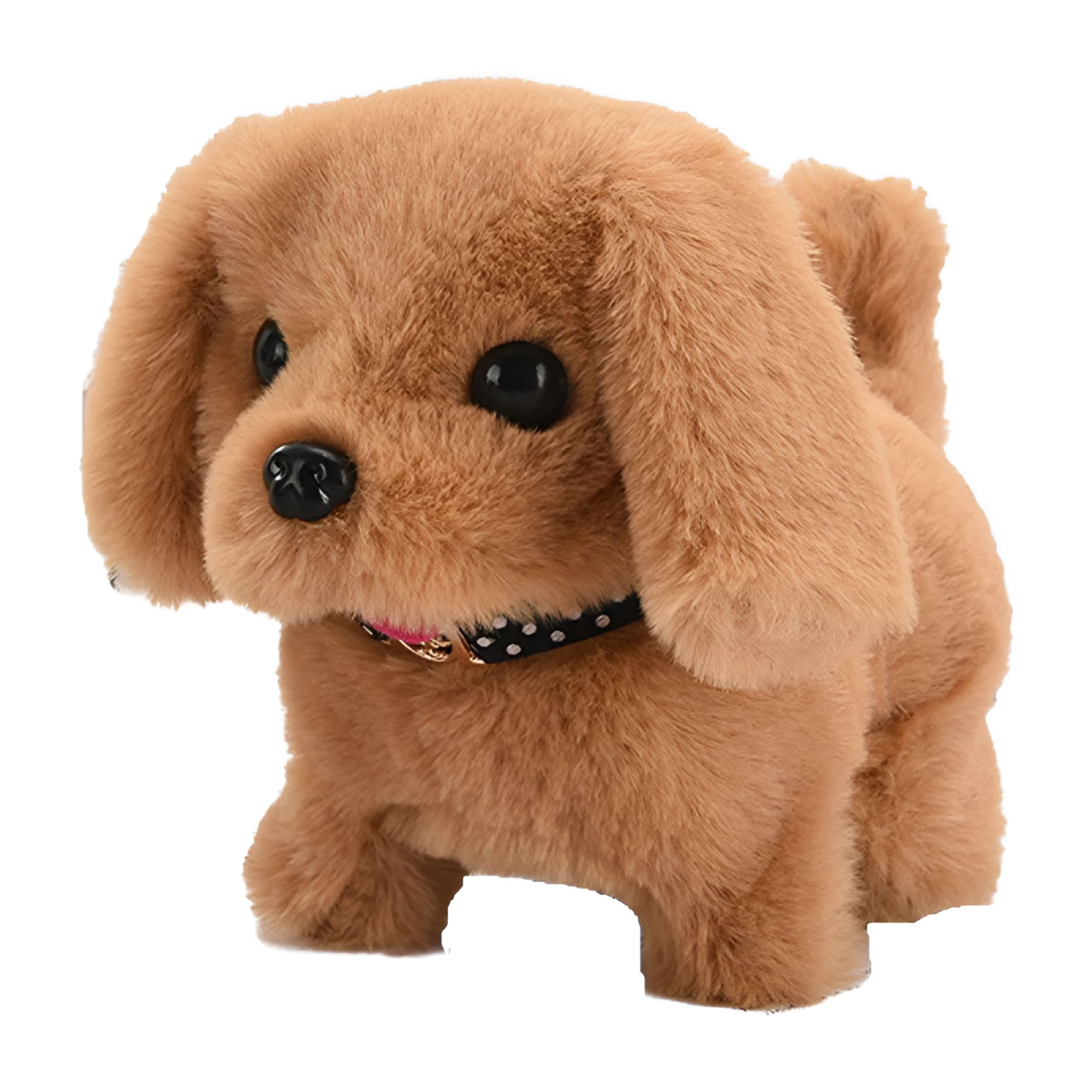 BESTSKY Dog Pet Toy Walking Barking Singing Plush Realistic Lifelike ...