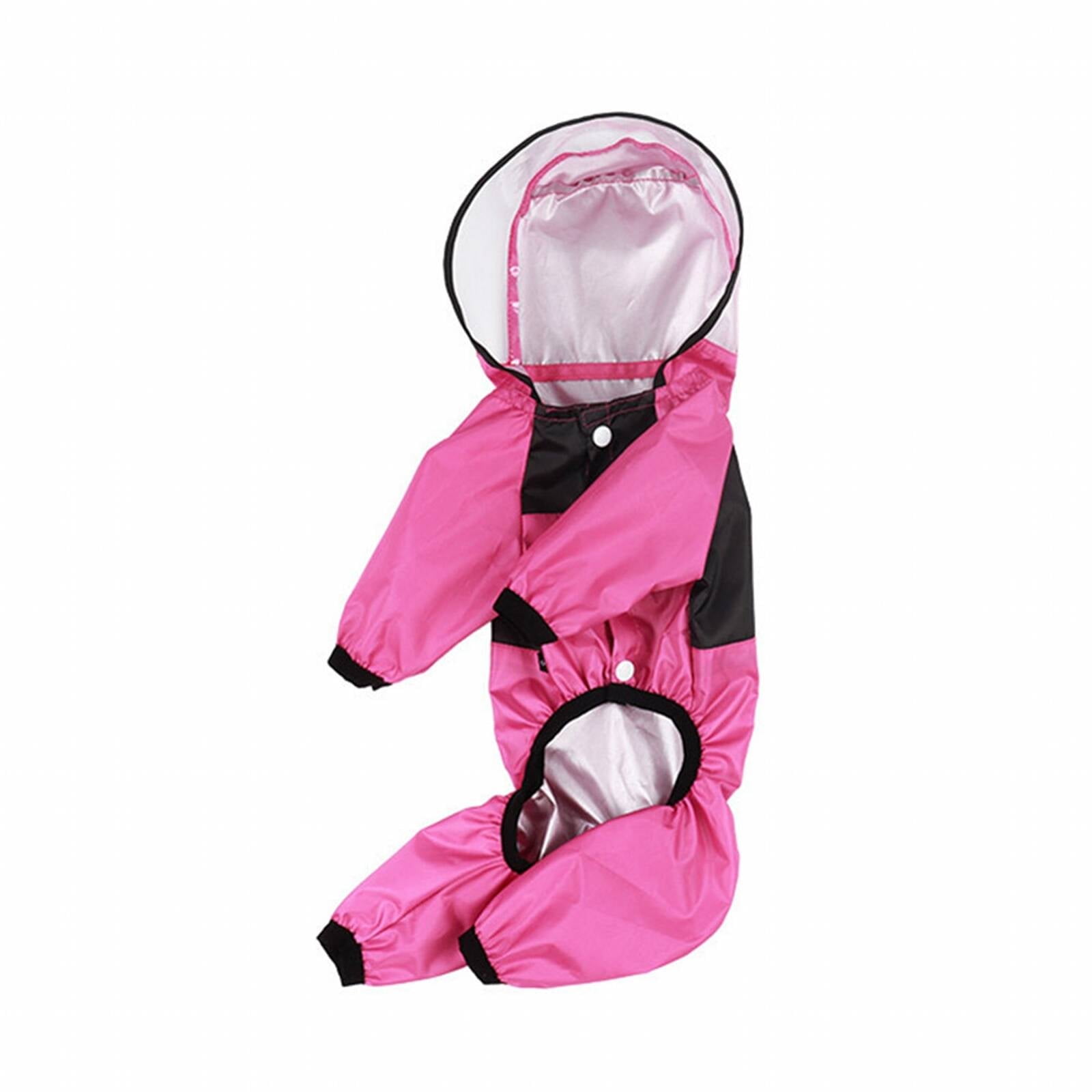 BESTSKY Dog Raincoat,Keeps Fresh Dog Shirts,Wet Weather Dog Jacket,Rose ...