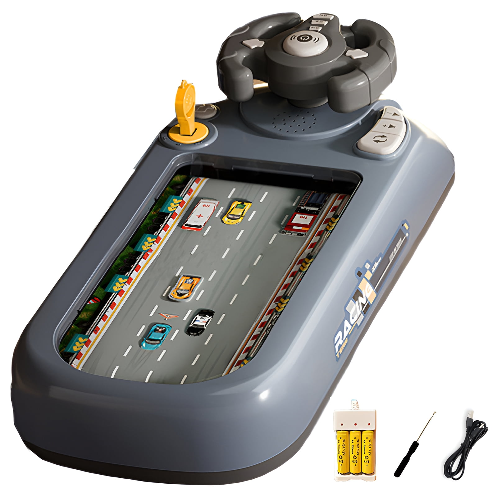 BESTSKY Driving Simulator,Strong Suction Interactive Steering Wheel for ...