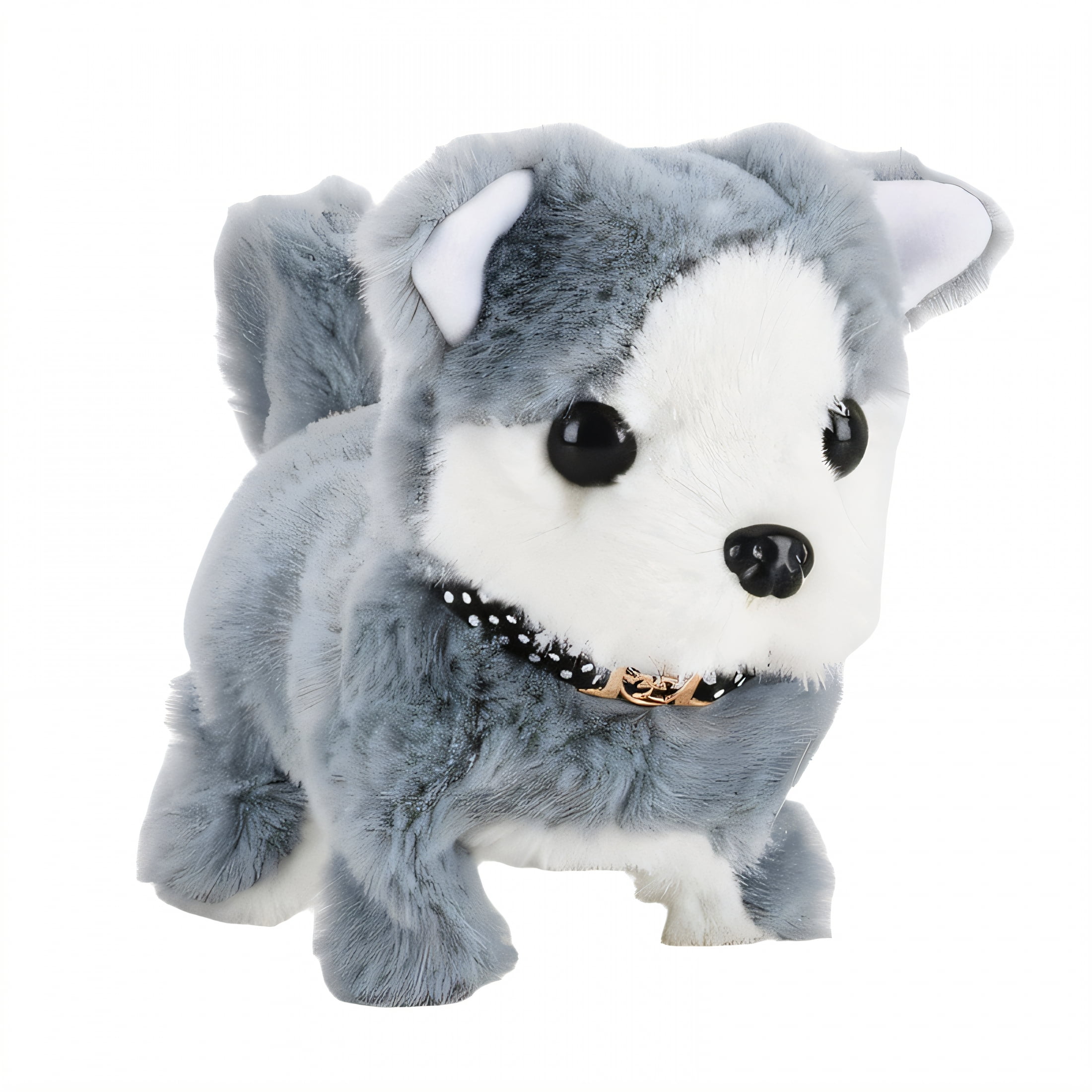 BESTSKY Electronic Plush Dog,Gentle Touch Dog Toy Remote Control Leash ...