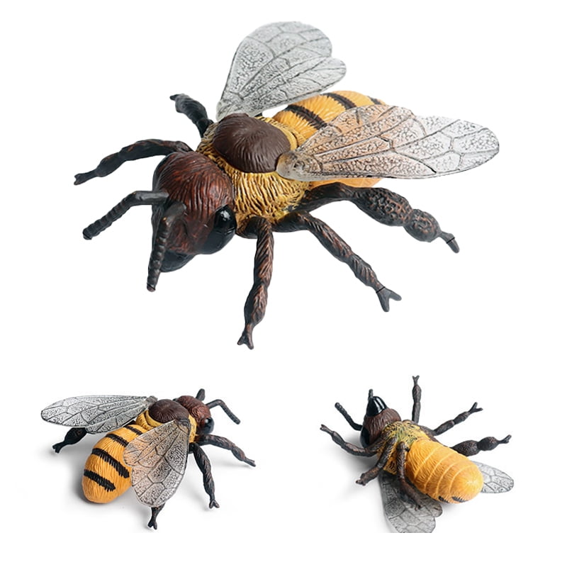 BESTSKY Fake Bugs,Bee Ornament Bug Toys,Learning Space Prank Kit ...