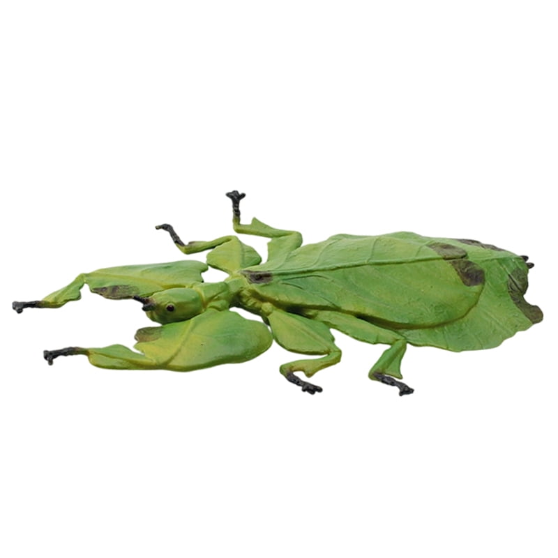 BESTSKY Fake Bugs,Giant Leaf Insect Plastic Bugs,Leaf Shape Mimicry Bug ...