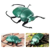 BESTSKY Fake Bugs,Green Dung Beetle Bug Toys,Hard Surface Plastic ...
