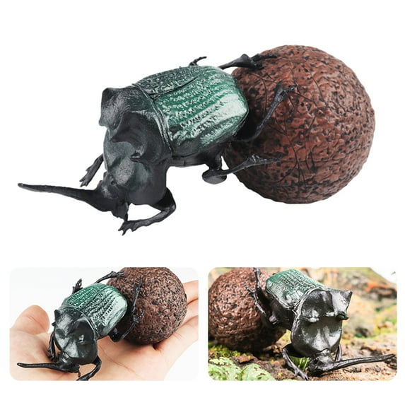 BESTSKY Fake Bugs,Green Dung-Rolling Beetle Halloween Toys,Clear ...