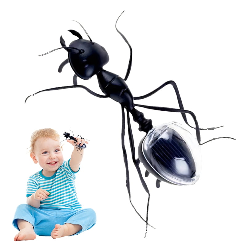 BESTSKY Fake Bugs,Realistic Ant Toy Animals,Solar Power Supply Insects ...