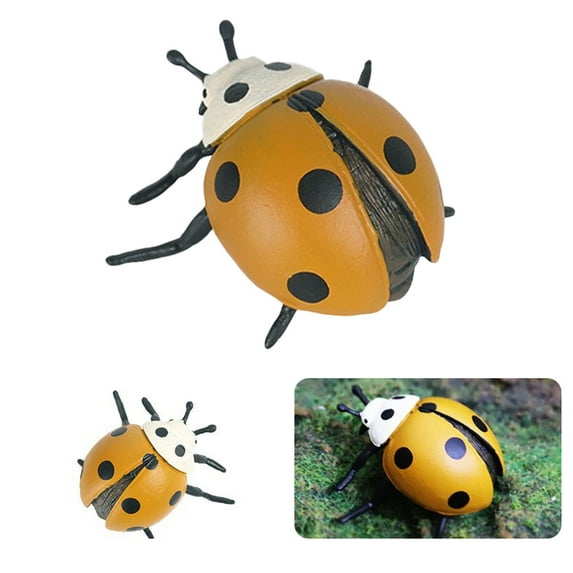 BESTSKY Fake Bugs,Realistic Look April Fools Pranks,Yellow Ladybug ...