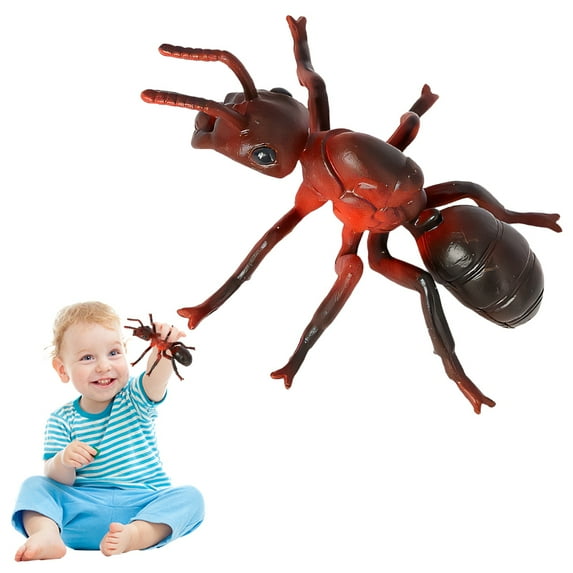 BESTSKY Fake Bugs,Red Ant Bug Toys,Halloween Toys Quirky Vibe Prank Kit ...