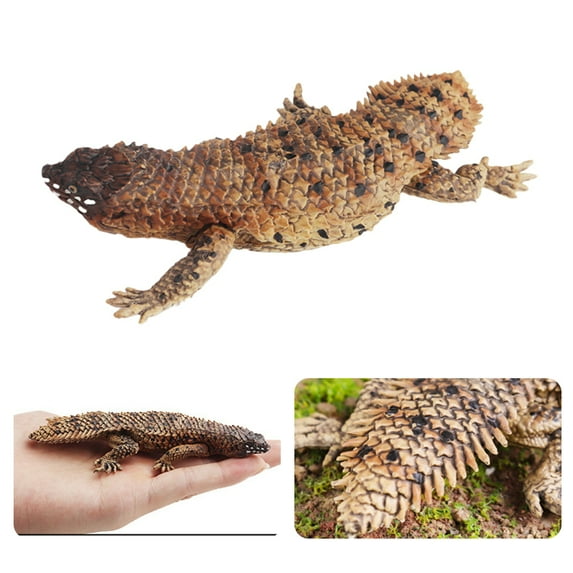 BESTSKY Fake Bugs,Spiny-Tailed Lizard Ornament Plastic Bugs,Rough Scale ...