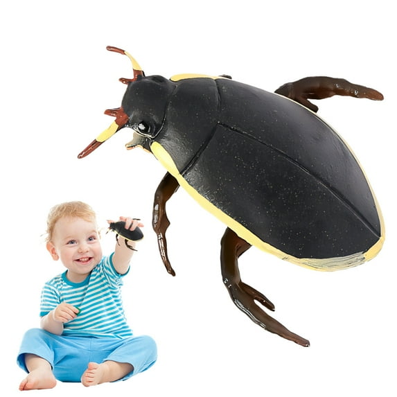 BESTSKY Fake Bugs,Yellow-Edged Giant Water Bug Toy Animals,Lifelike ...