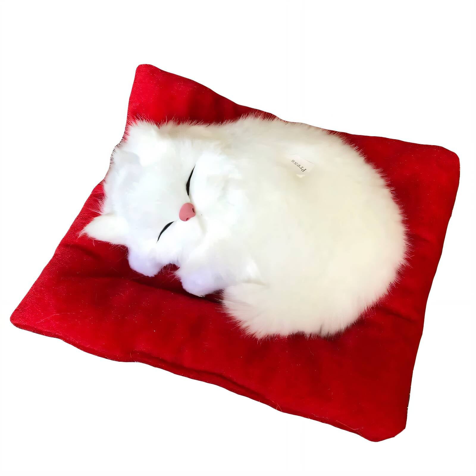 BESTSKY Fake Cats,With Activated Carbon Sleeping Cat,Car Accessory ...