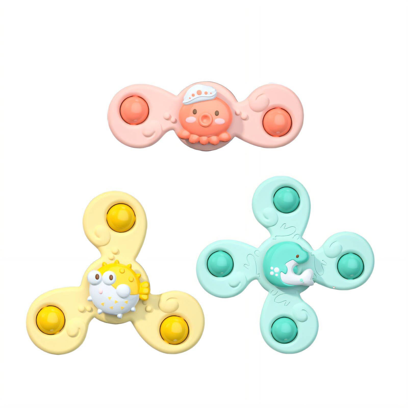 BESTSKY Fidget Spinners,Safe Teething Material Sensory Toys,Relieves ...