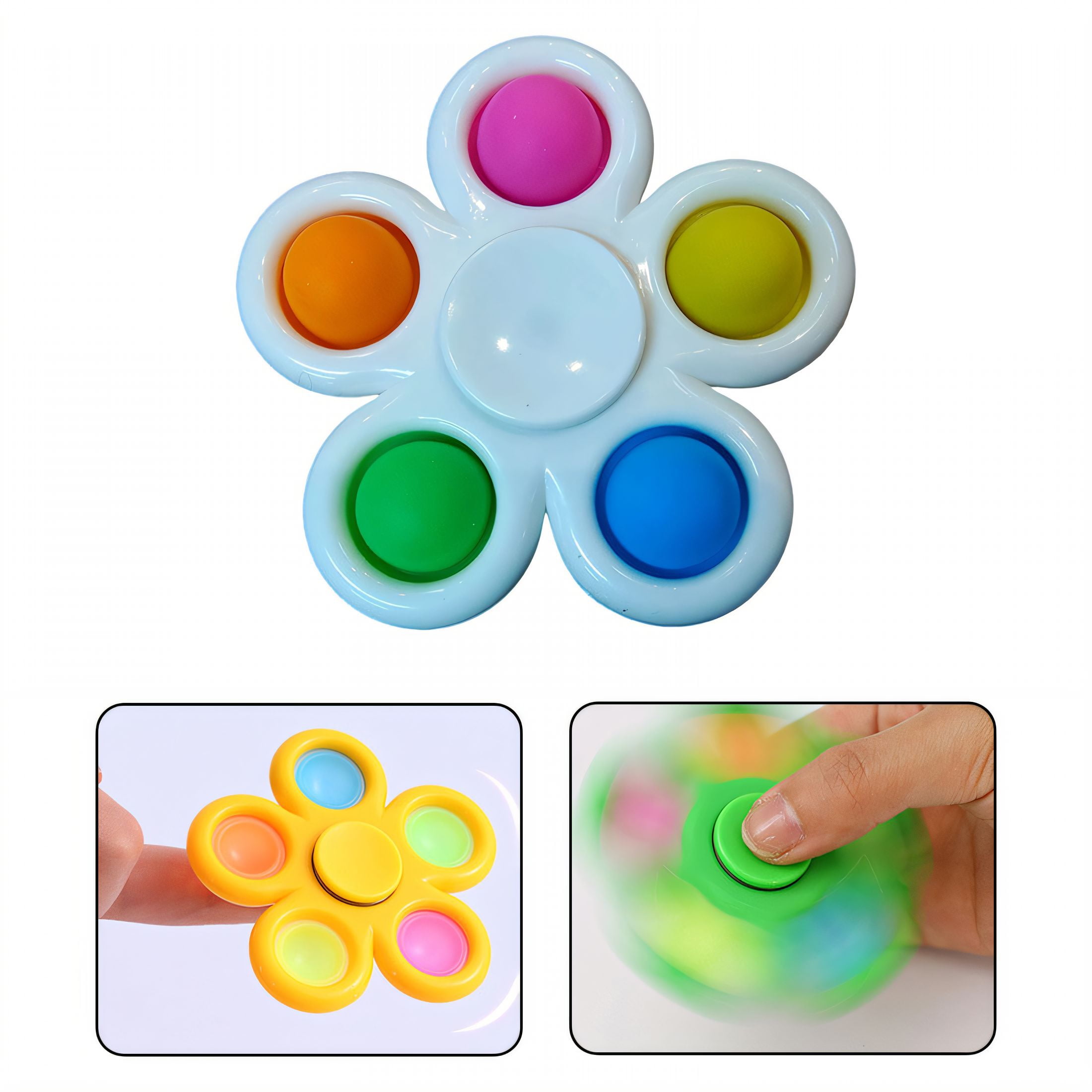 BESTSKY Fidget Toys for Kids,Colorful Design Fidget Spinners,Boosts ...
