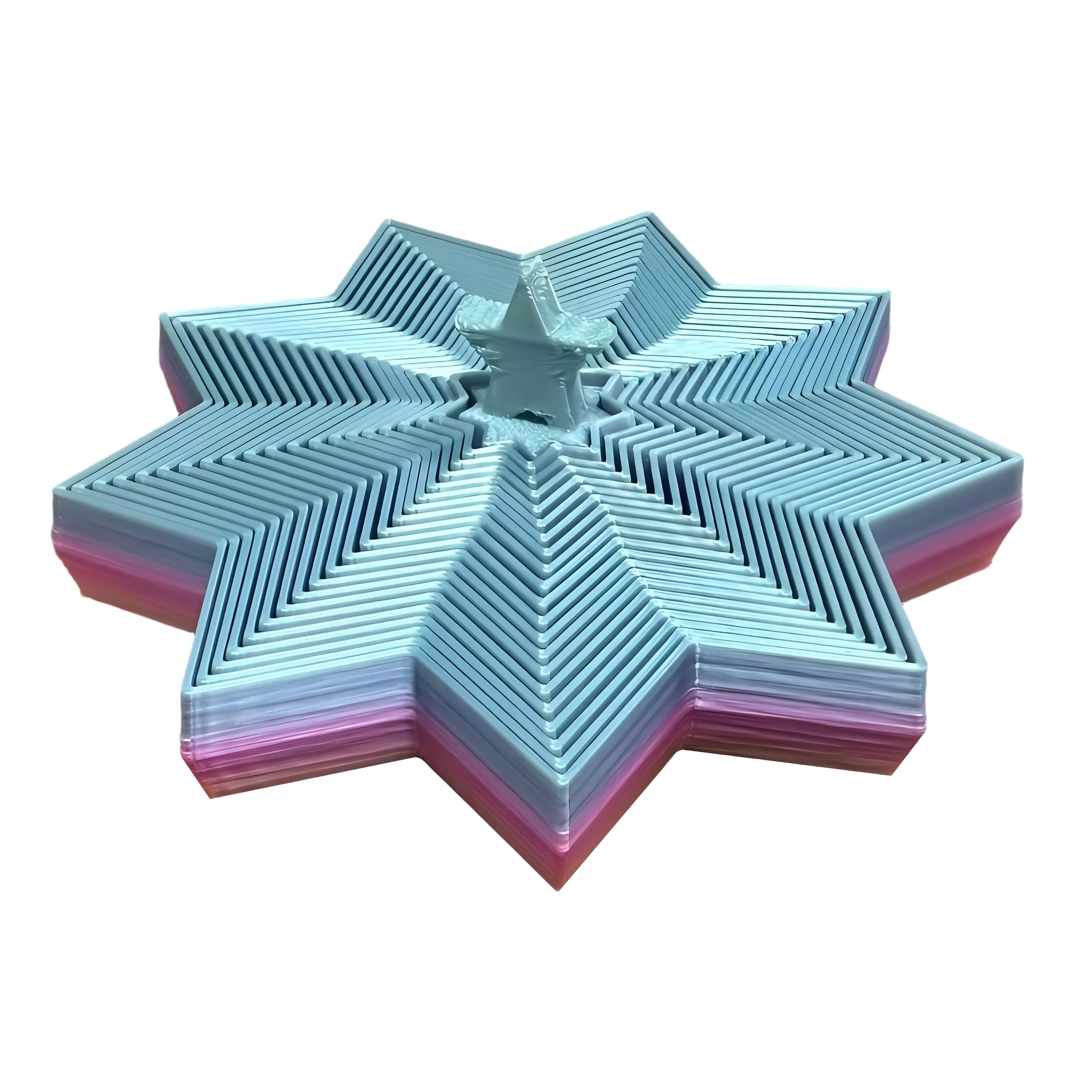 BESTSKY Fidgets for Adults,Christmas Star 3D Printed Fidgets,Octagonal ...