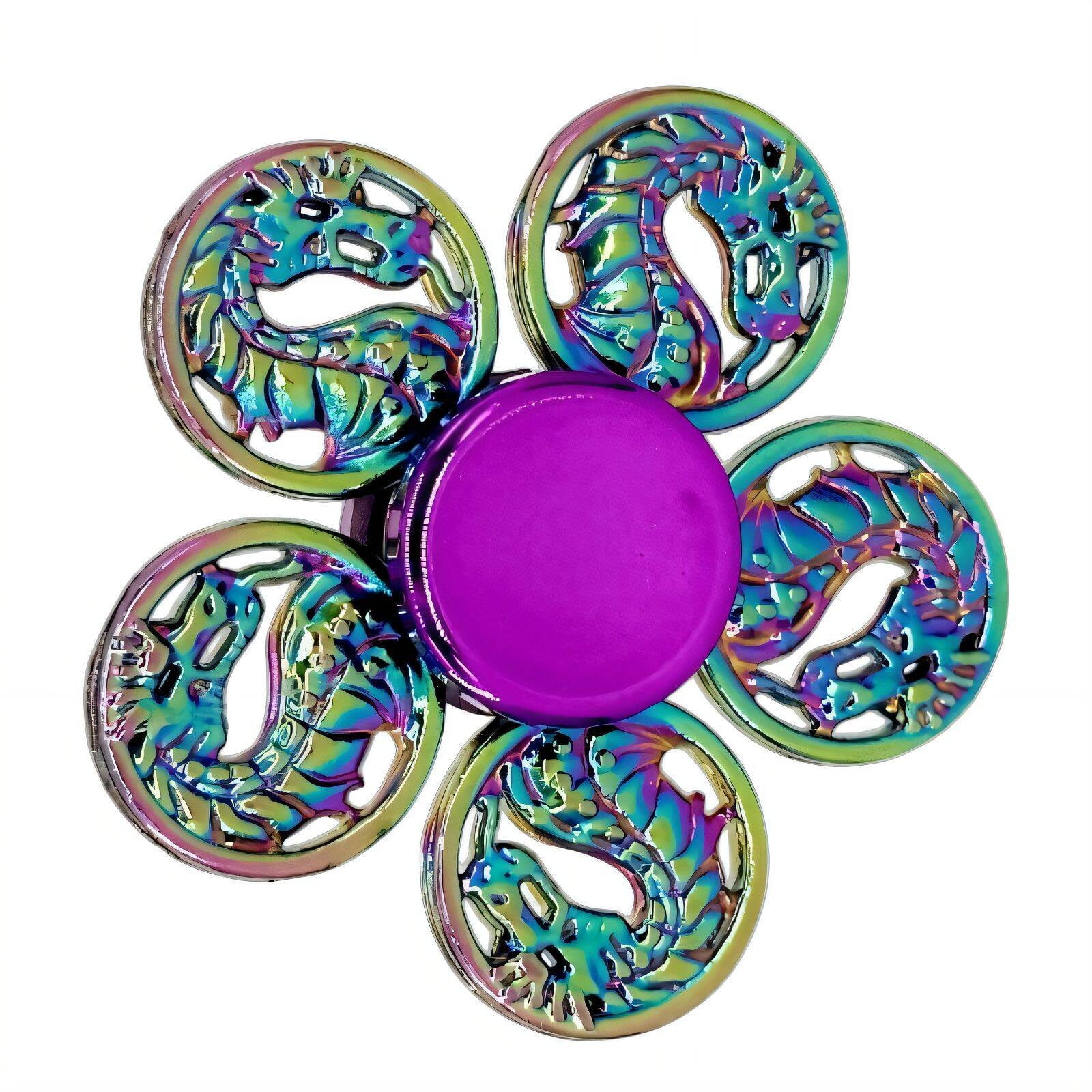 BESTSKY Fidget Spinner,Colorful Metal Fidget Spinner,Adhd Toys ...