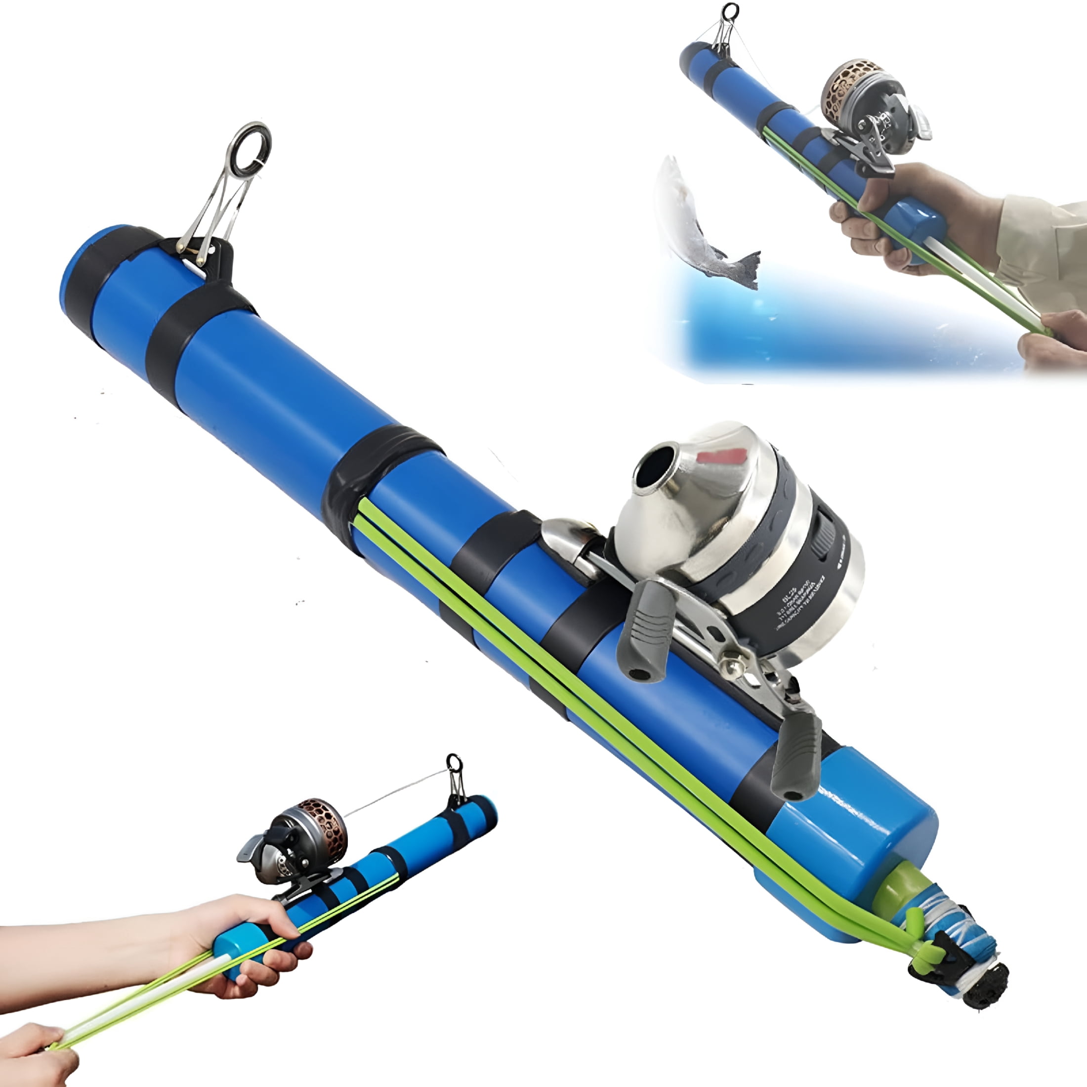 BESTSKY Fishing Catapult Rod,Portable Catapult Fishing Rod,Compact ...