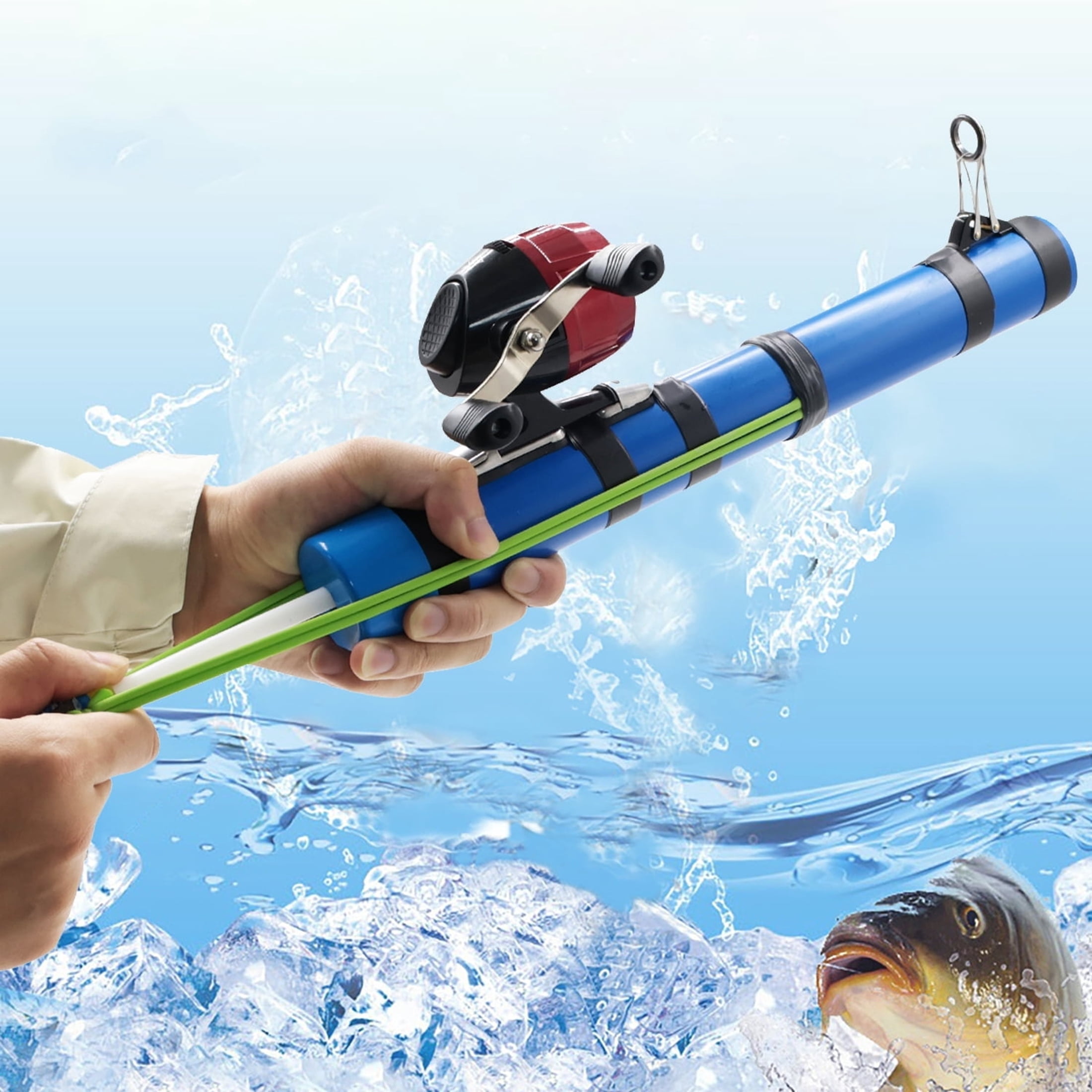 BESTSKY Fishing Rod,Portable Catapult Bait Fishing Tool,Telescopic ...