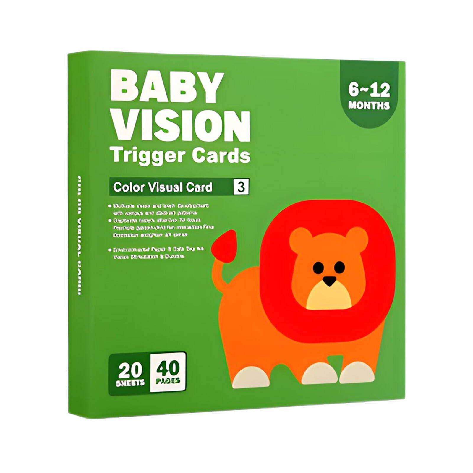 BESTSKY Flash Cards,Black-And-White Visuals Toddler Flash Cards,Color ...