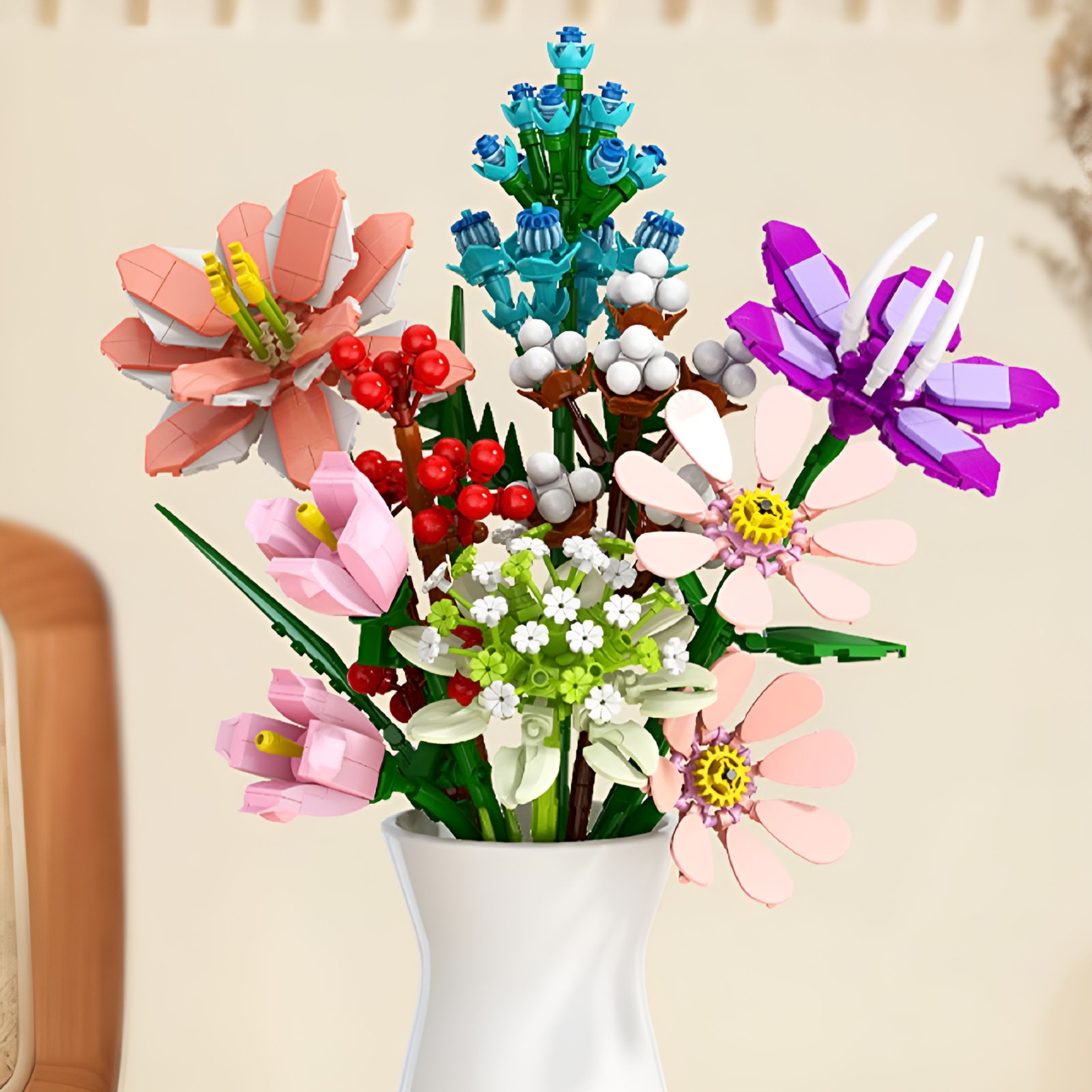 BESTSKY Flower Bouquet Advent Calendar 2025,24 Days Christmas Countdown ...