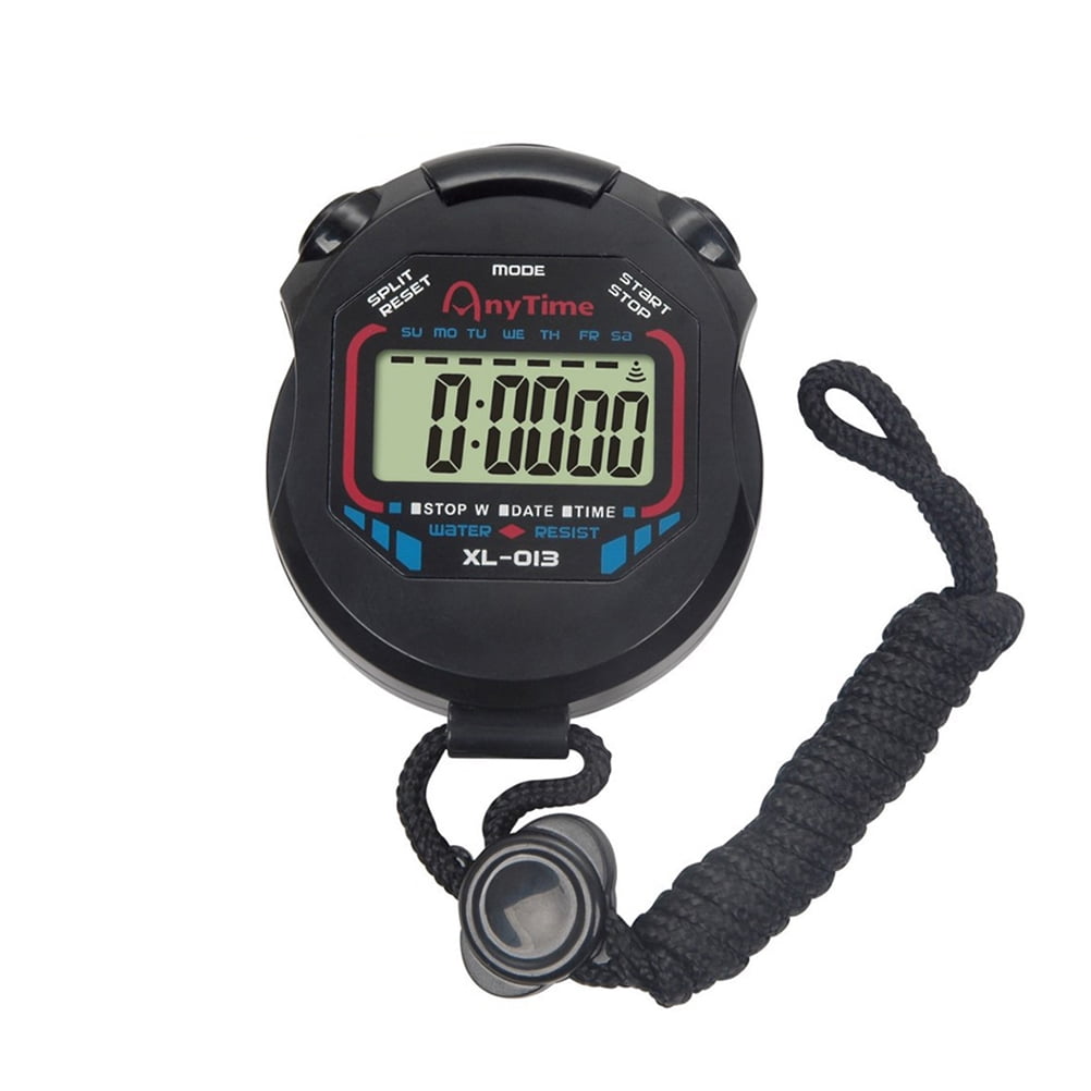 BESTSKY Professional Stopwatch Timer, Digital Handheld Referee Clock ...