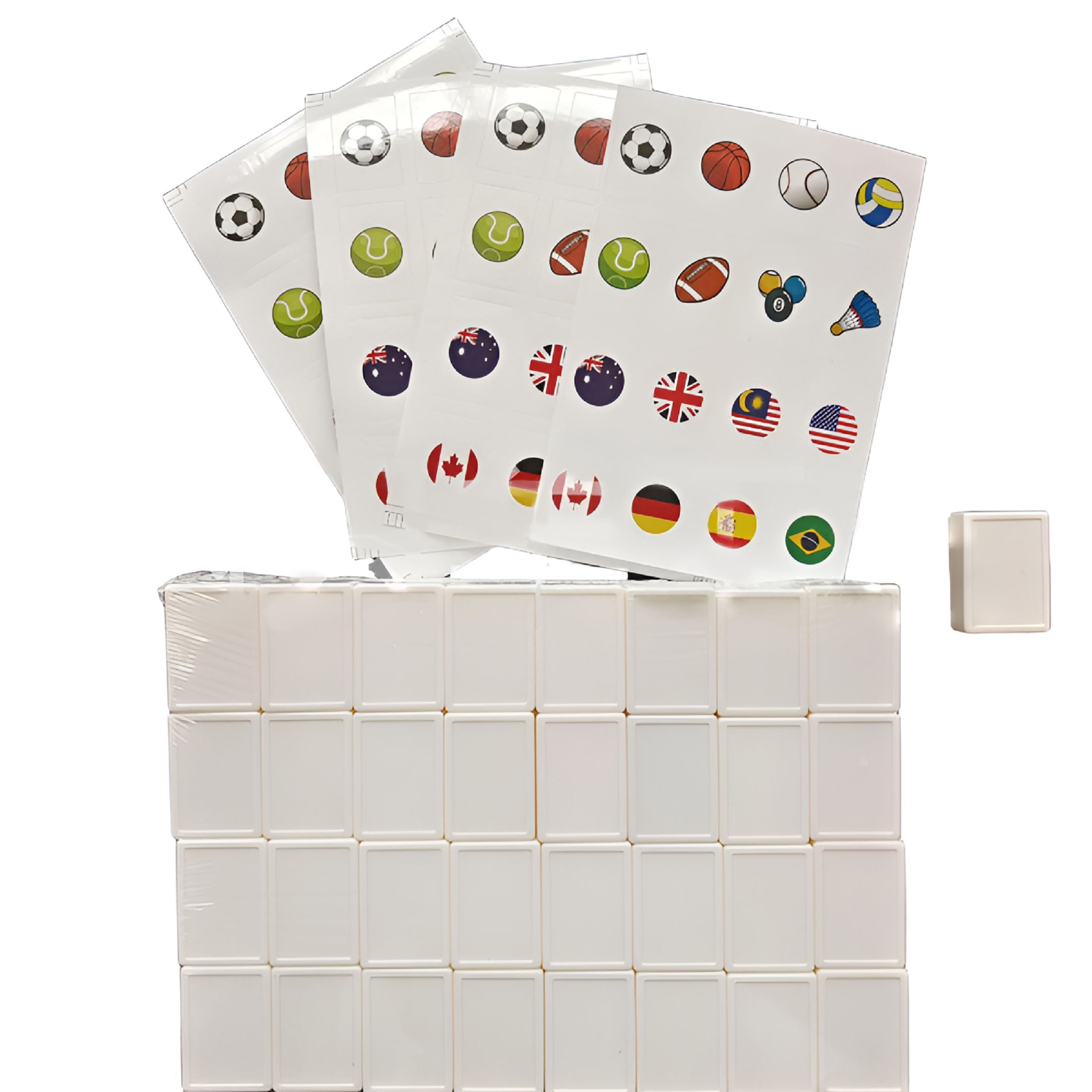 BESTSKY Game Blocks 65 Tiles, Mahjong Tile Game, Sea Side Escape Tiles ...