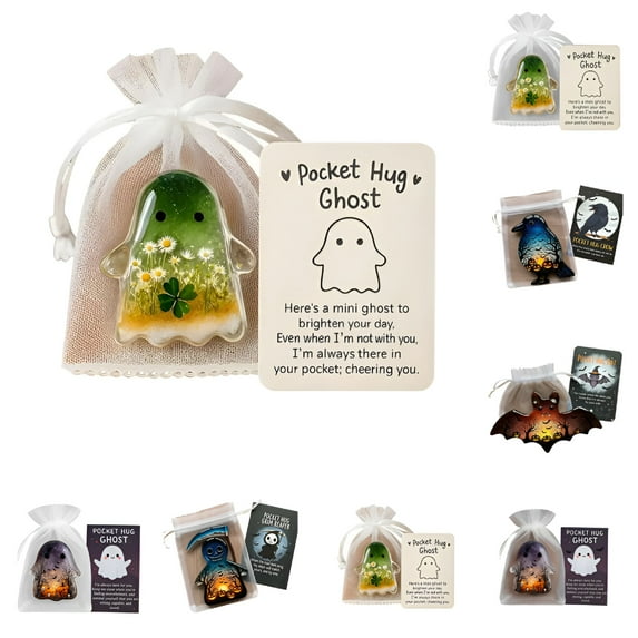 BESTSKY Ghost Pocket Hug Carry a Little Halloween Magic in Your Pocket ...