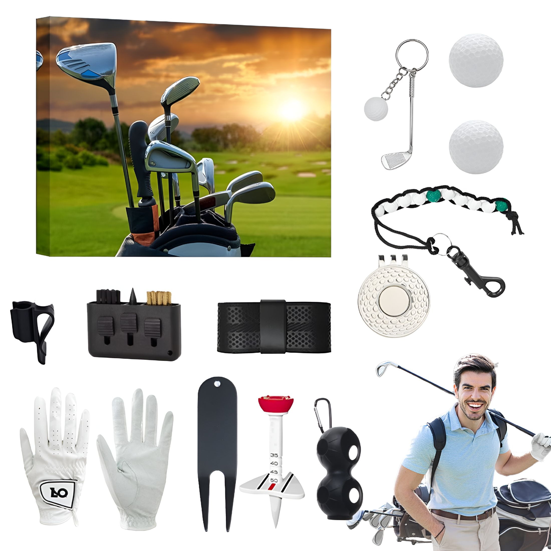 BESTSKY Golf Advent Calendar 24 Golf Christmas Countdown Calendar ...