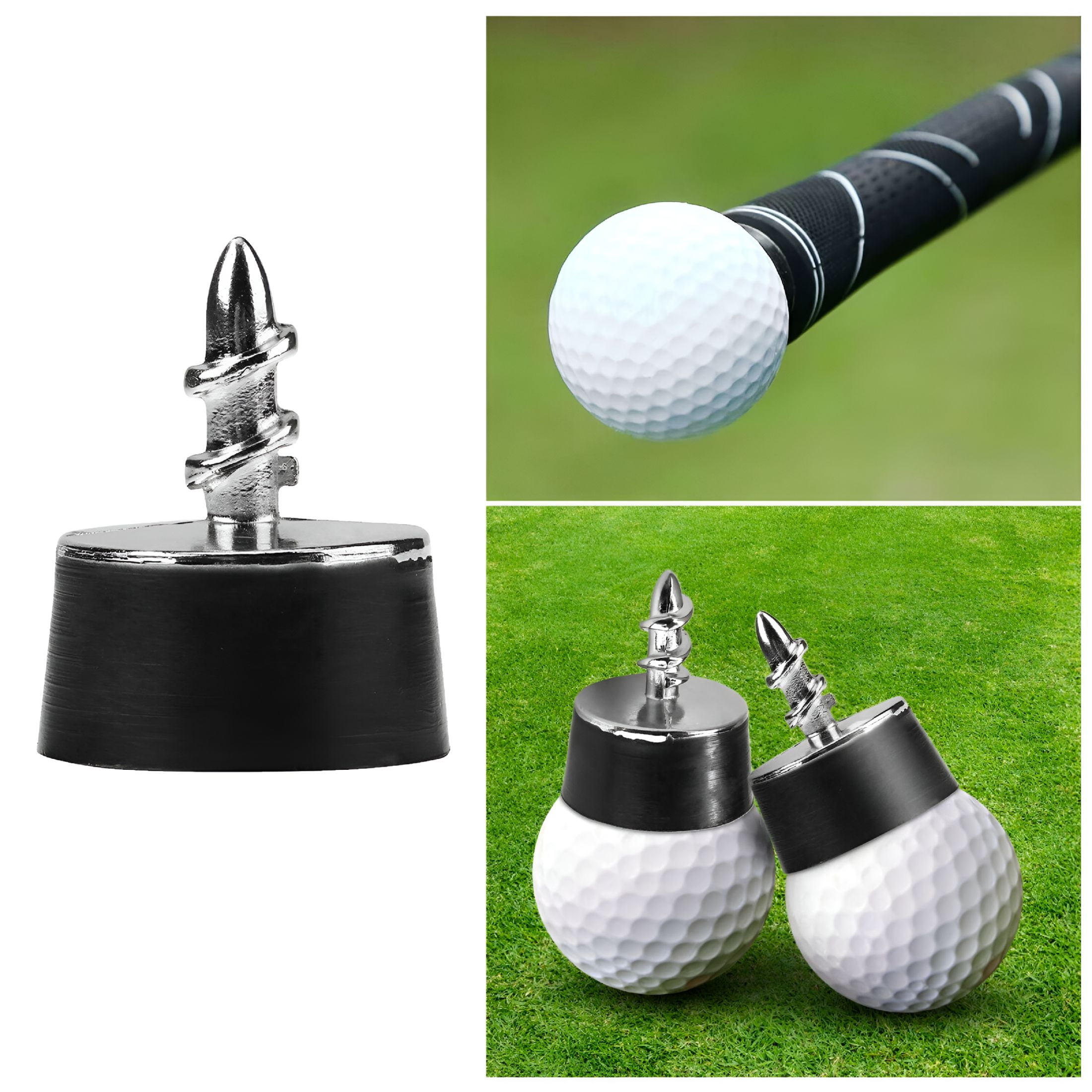 BESTSKY Golf Ball Pick Up Suction Cup Retriever Putter Grip Training ...