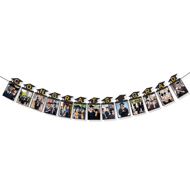 BESTSKY Graduation Photo Banner, Custom Graduation Banners, Party ...