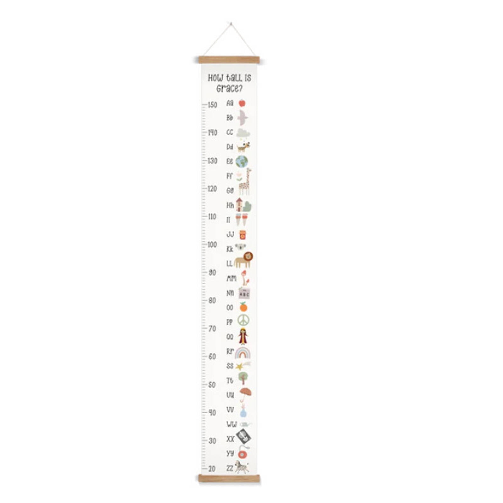 BESTSKY Growth Chart for Wall,Easy Installation Nursery Decor,Stable ...