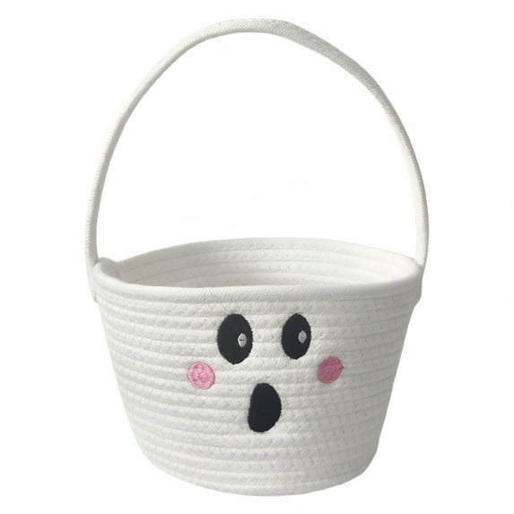 BESTSKY Halloween Basket for Kids,Trick or Treat Basket,Cute Pumpkin ...